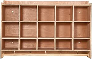 Amazon.com: IDEALHOUSE Wall Mount Cubby Storage Organizer,15 Cubbies ...