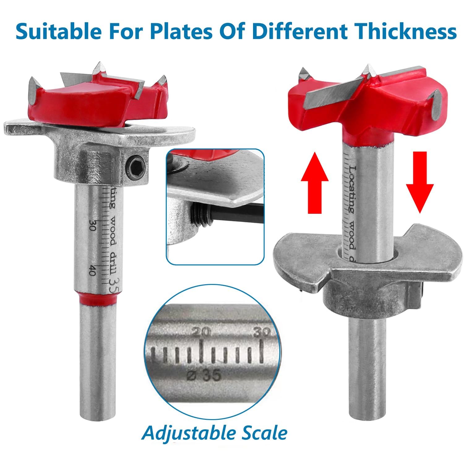 Snapklik.com : 35mm Concealed Hinge Jig Kit, Bestgle Woodworking Tool ...