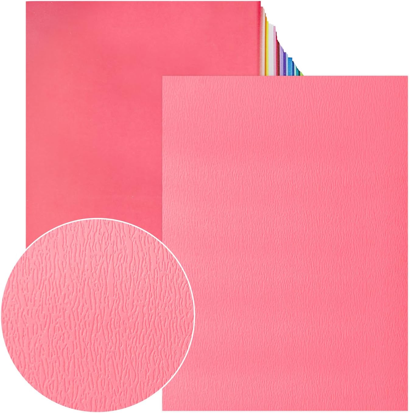 Amazon.com: 100 Sheets 8.5 x 11 65 lb 180gsm Colored Card Stock Paper ...
