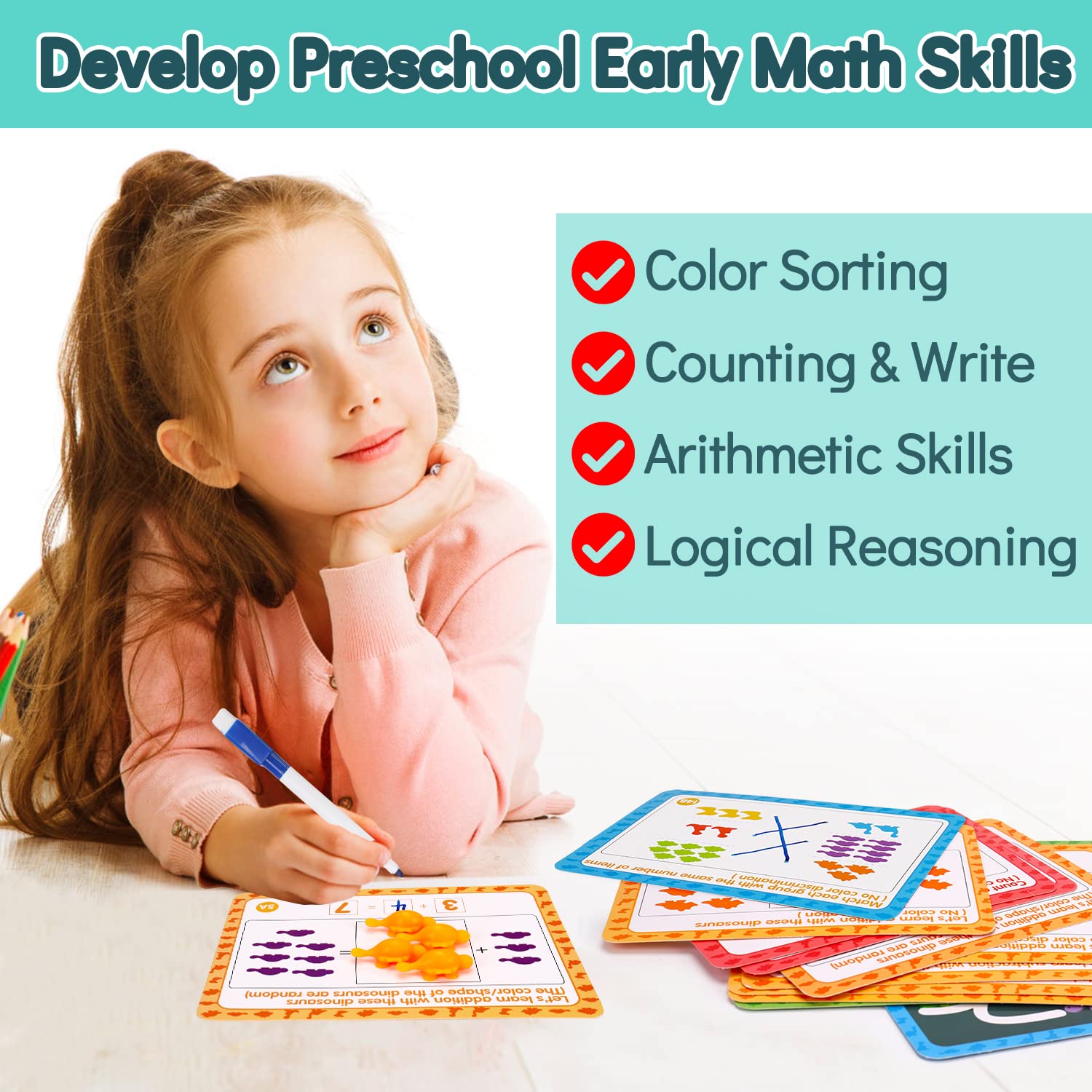 Snapklik.com : Counting Dinosaurs Bear Toy For Kid Occupational Therapy ...