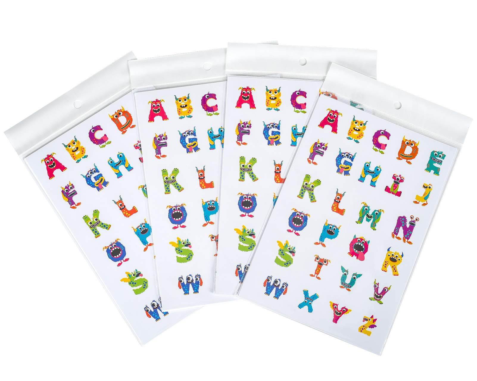 Snapklik.com : 664 Pcs Cute Alphabet Letter Stickers Scrapbook Paper ...
