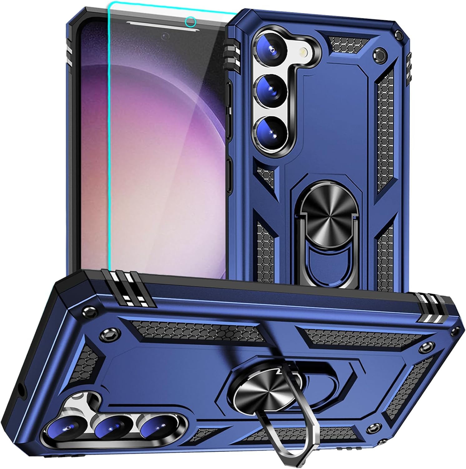 Amazon.com: for Samsung Galaxy S23 Case with HD Screen Protector ...