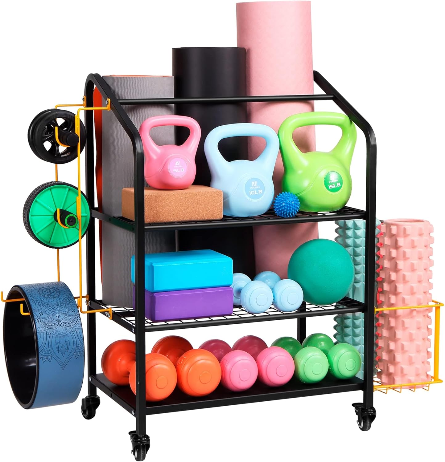 Amazon.com : Vimexciter Yoga Mat Storage Rack - Workout Equipment ...