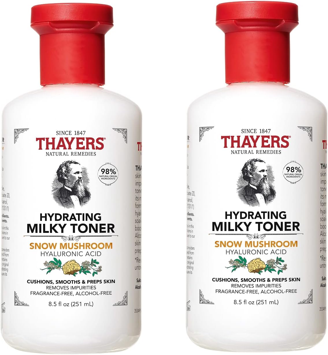 Amazon.com: THAYERS Milky Face Toner with Snow Mushroom and Hyaluronic ...