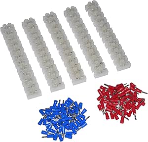 Amazon.com: 5Pcs 2 Rows 12P Wire Connector Screw Terminal Barrier Block ...