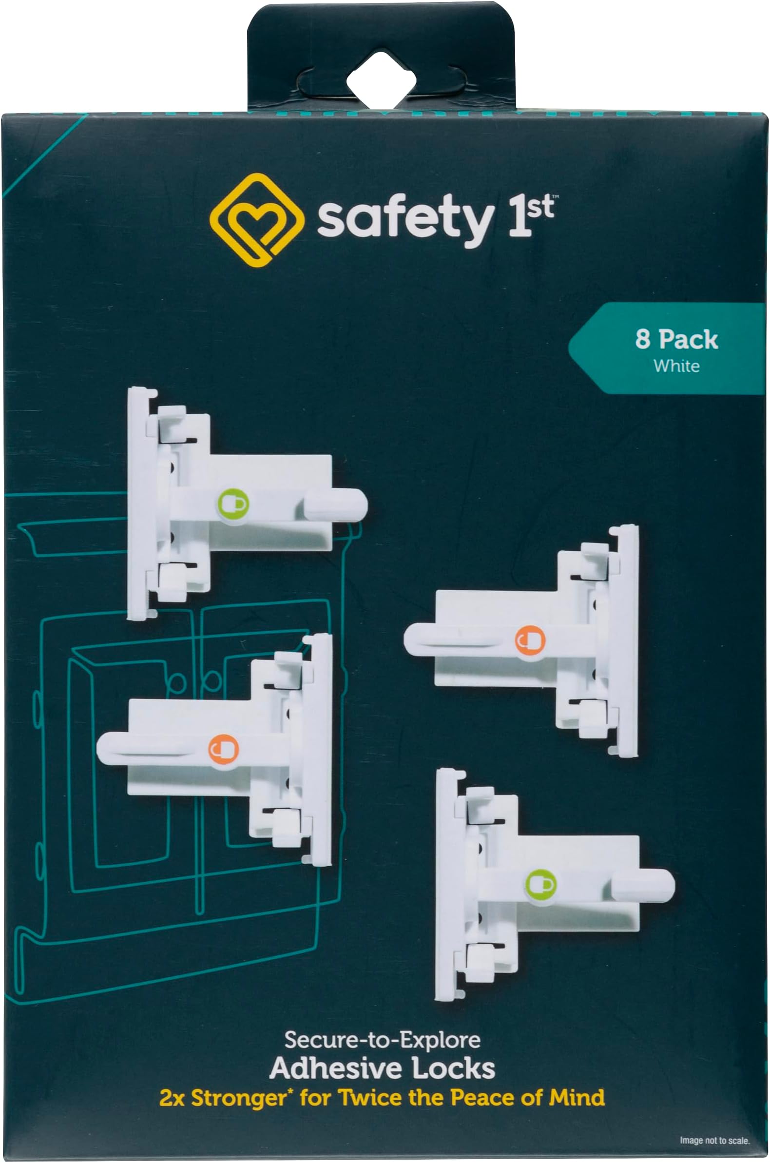 Amazon.com: Safety 1st - Secure-to-Explore Adhesive Cabinet Locks Baby ...