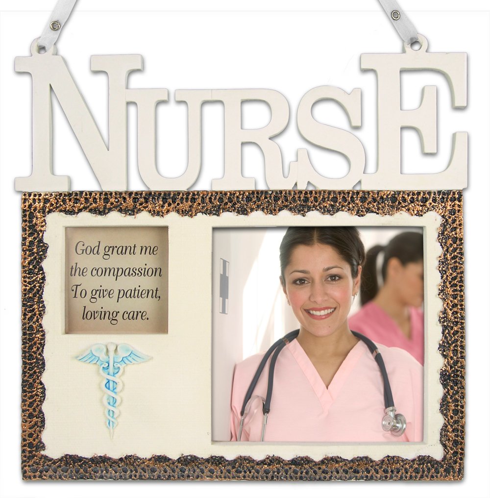 Amazon.com - BANBERRY DESIGNS Nurse Picture Frame - Nurse's Prayer Gift ...