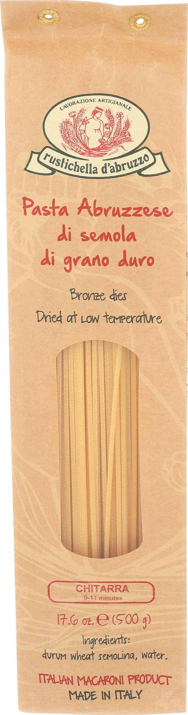 Amazon.com : RUSTICHELLA Chitarra Pasta, 17.6 OZ : Grocery & Gourmet Food