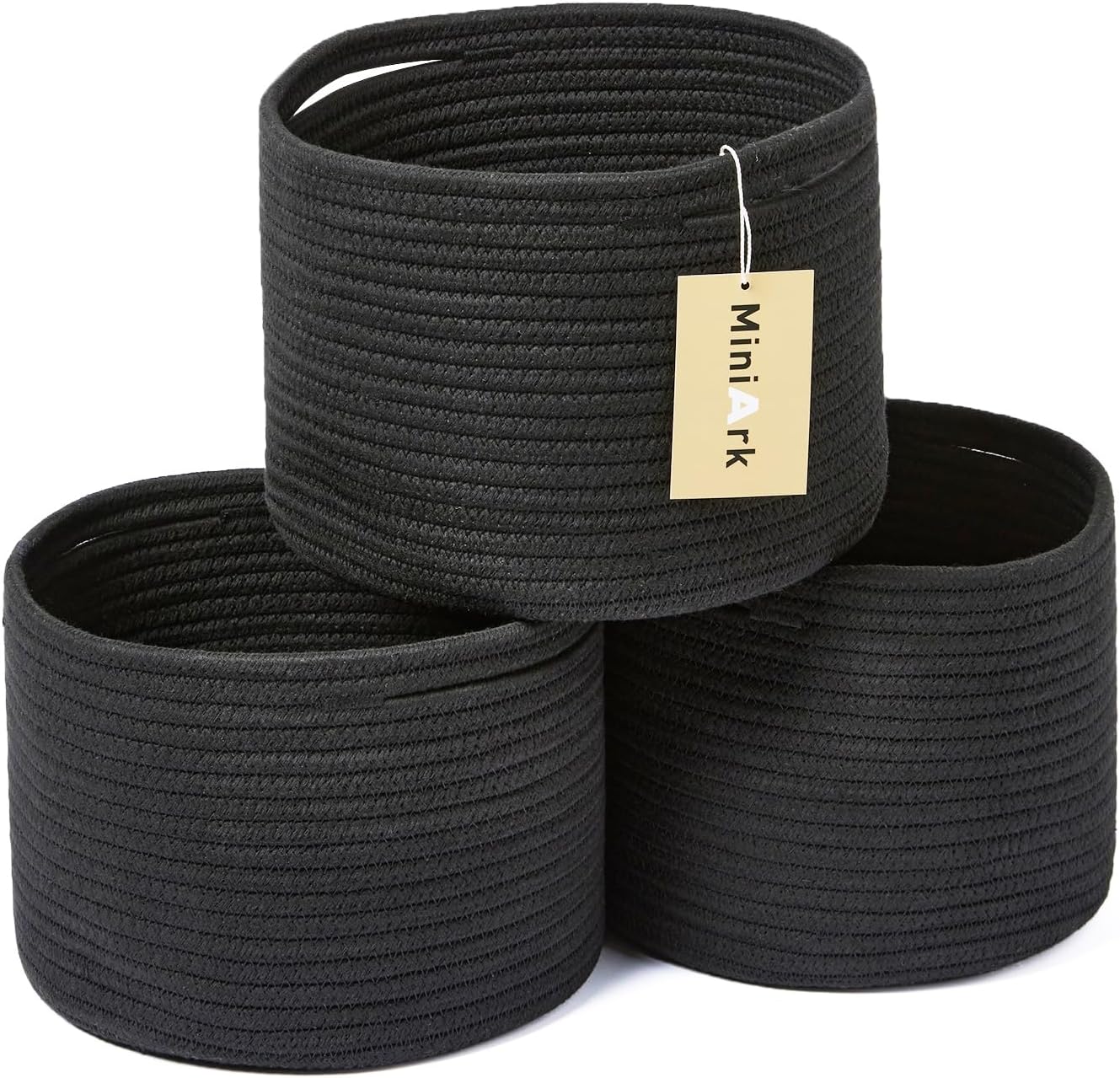 MiniArk Small Basket for Organizing | Cube Shelf Closet Storage Baskets ...