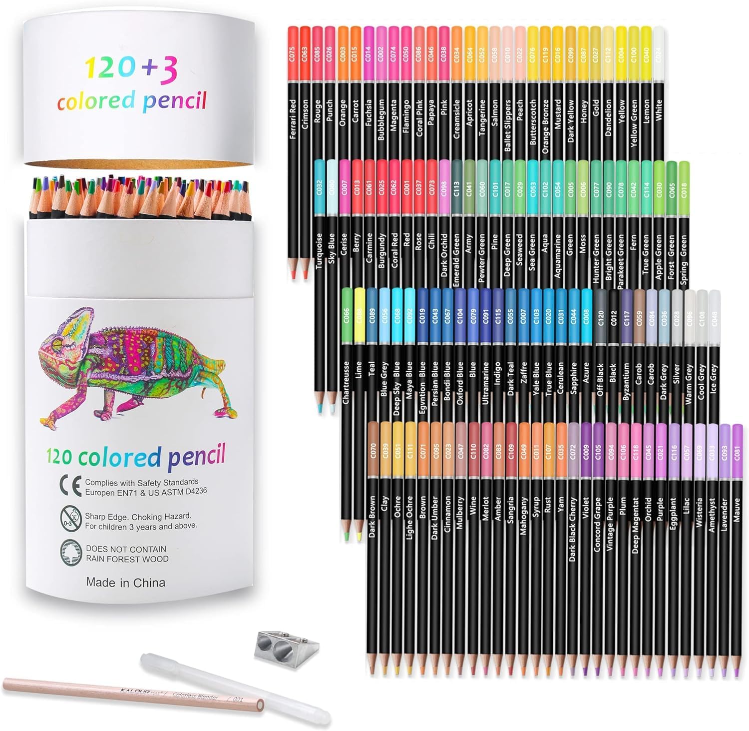 Kalour Pro Colored Pencils,Set of 520 Colors,Artists Soft Core with ...