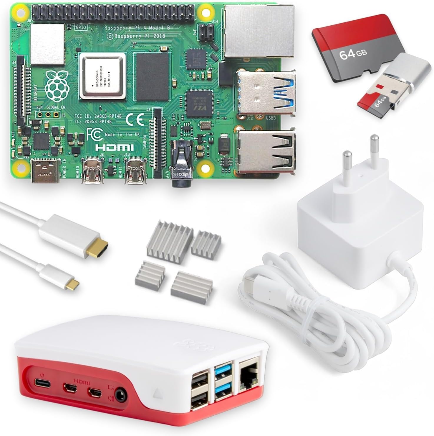 Raspberry Pi 3 Model B, Quad Core CPU 1.2 GHz, 1 GB RAM : Amazon.fr ...