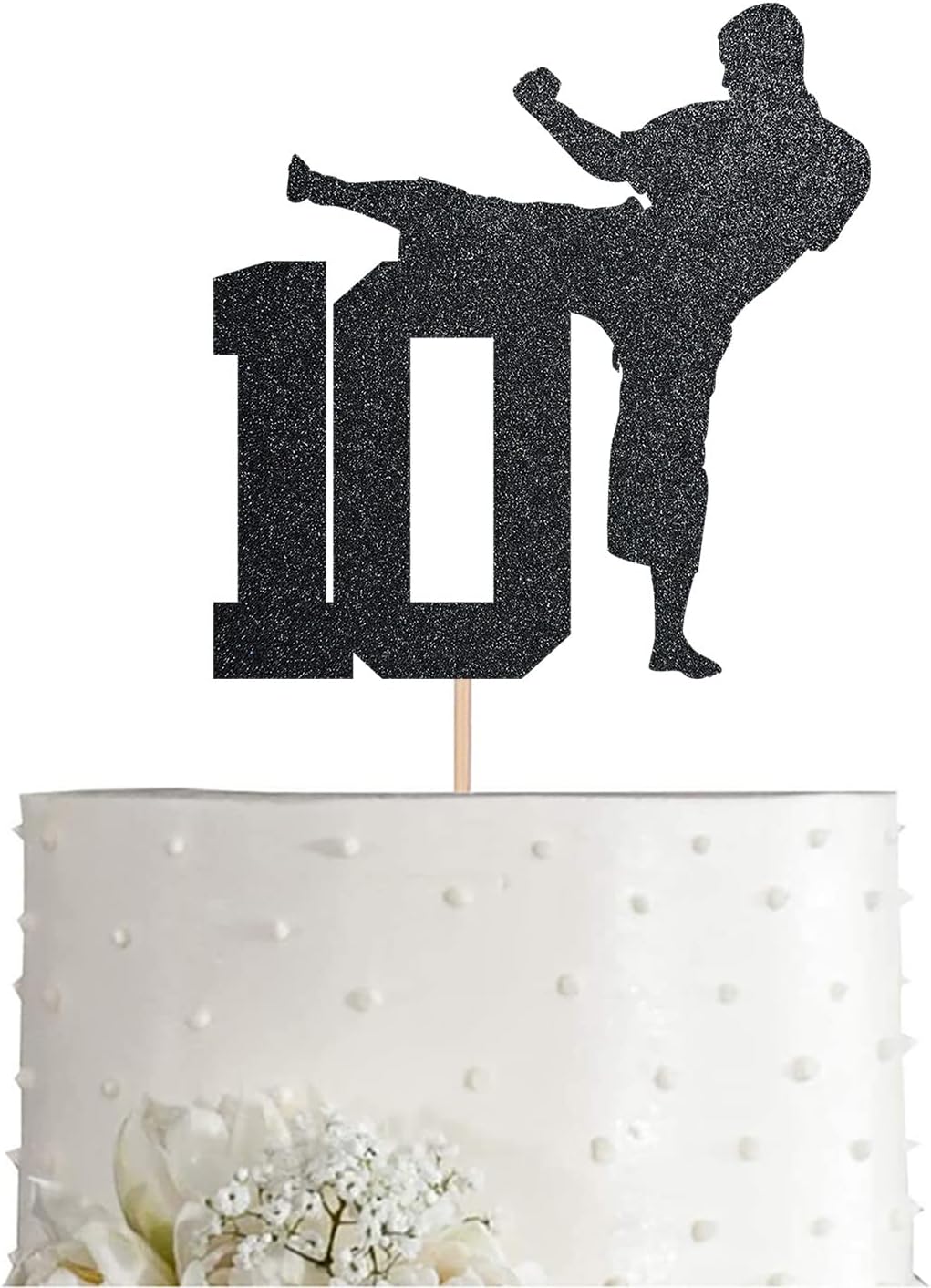 Amazon.com: Karate 10 Cake Topper, 10th Birthday Taekwondo Taekwondo ...