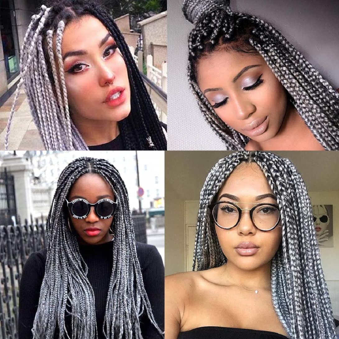Silver Box Braids