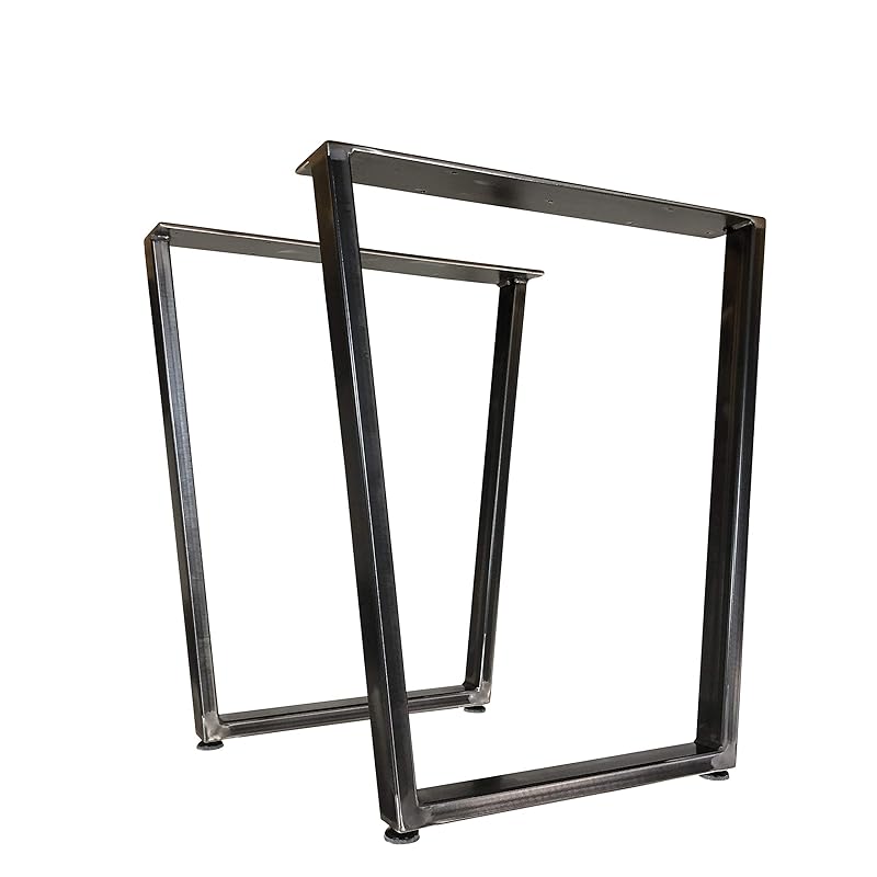 Amazon.com: Tapered Metal Table Legs - Rustic Industrial Finish ...