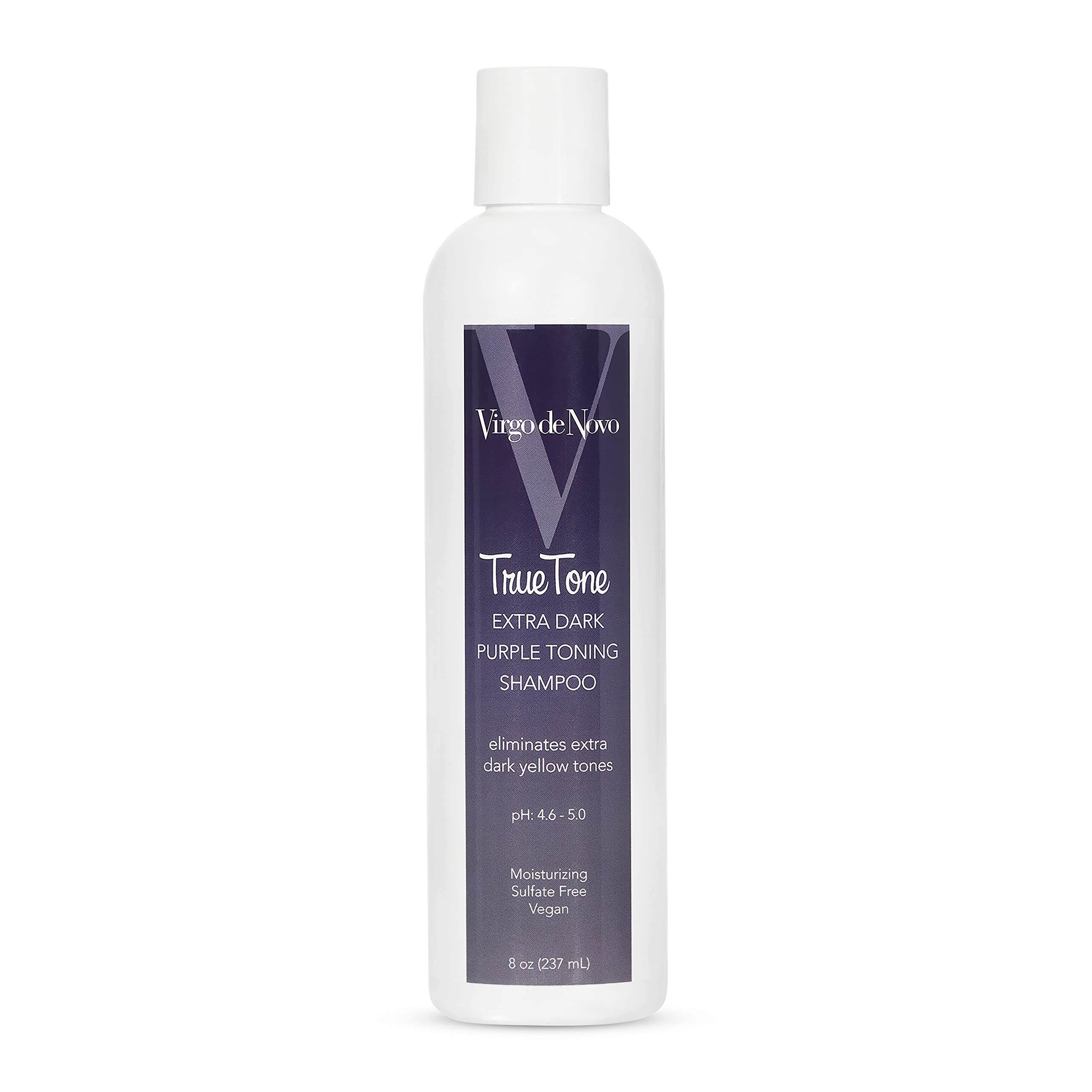 Amazon.com : Virgo de Novo - True Tone Extra Dark Purple Toning Shampoo ...
