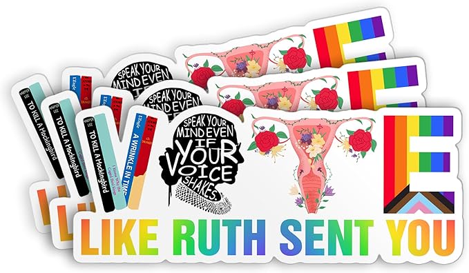 Amazon.com: (3Pcs-3") Vote Like Ruth Sent You Stickers, Vote ...