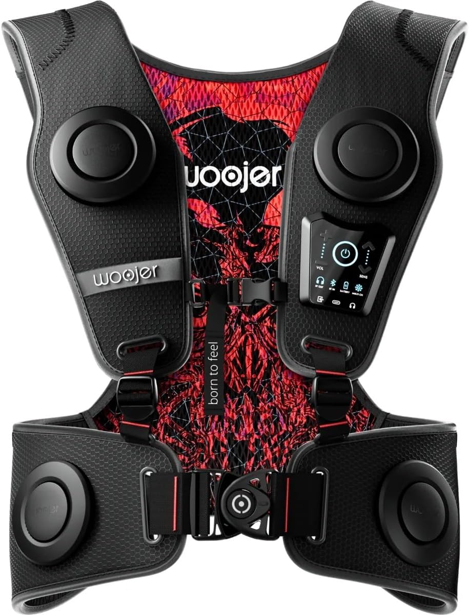 WOOJER Vest 3 – Immersive Haptic Feedback Wearable for Gaming, Music ...
