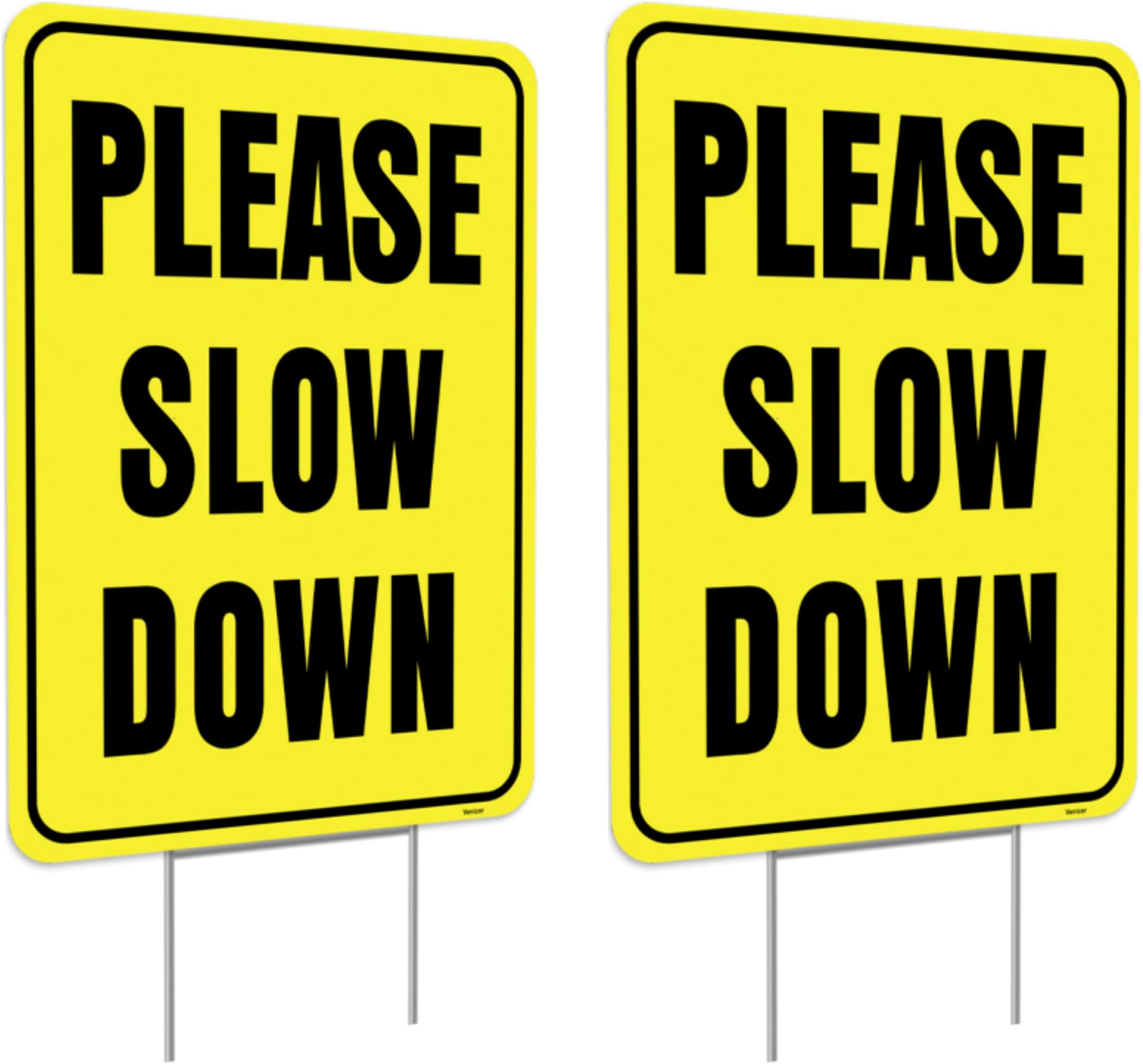 Amazon.com: SLOW Your (Donkey Image) Down Sign, Heavy Duty Aluminum ...