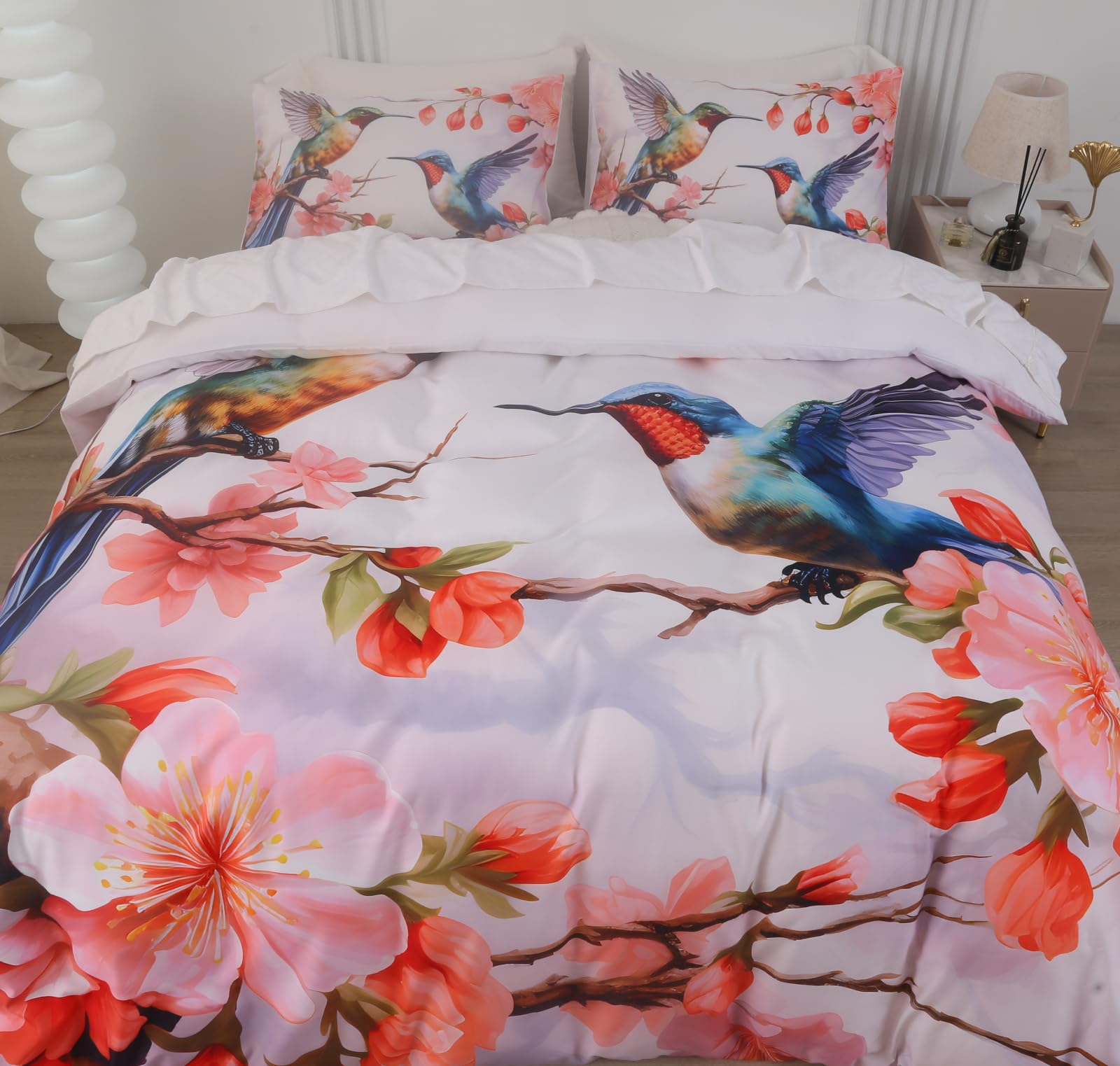 Amazon.com: Airensky Birds Duvet Cover Queen Size - Ultra Soft and ...