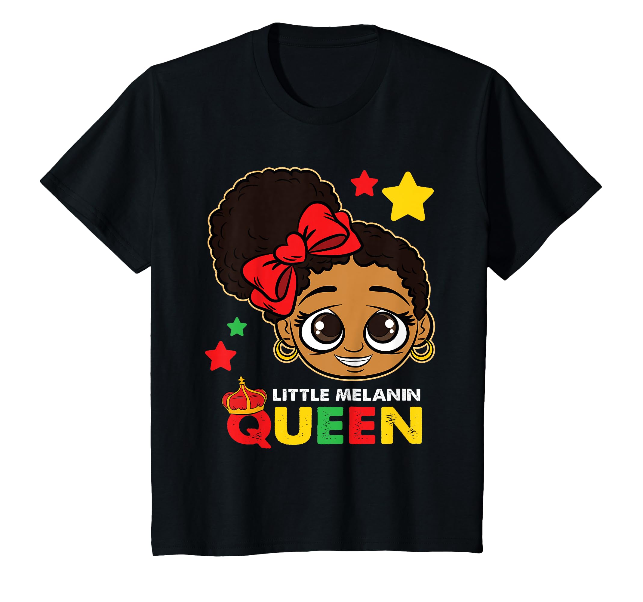 Amazon.com: Kids Little Melanin Queen Black History Month BLM African ...