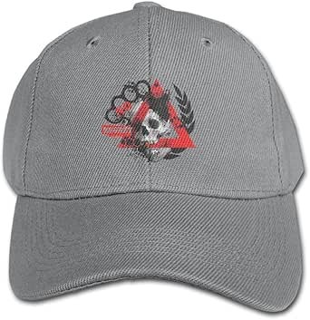 Amazon.com: No Regret Skull Logo 100% Cotton Twill Youth Children's ...