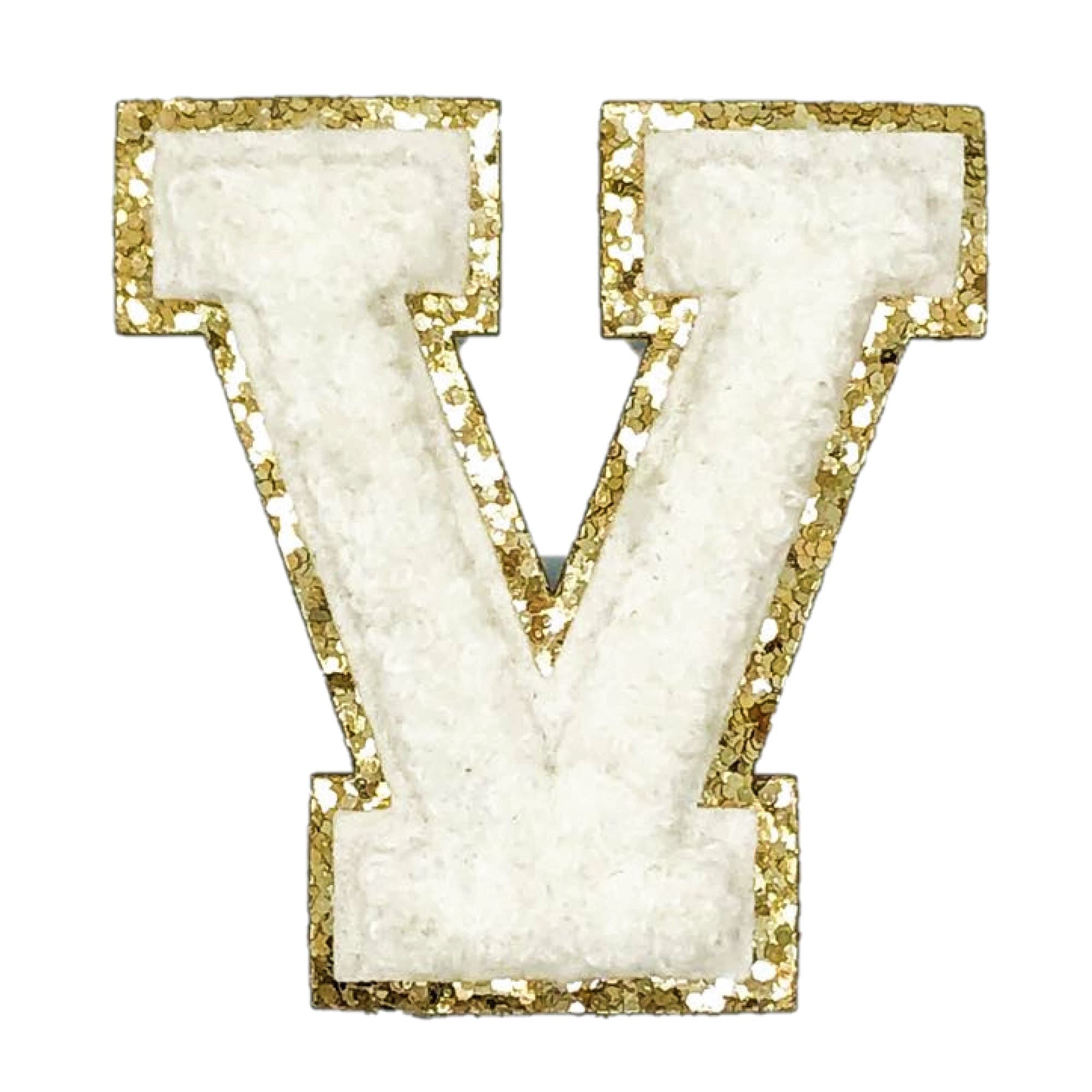 The Letter V In Glitter