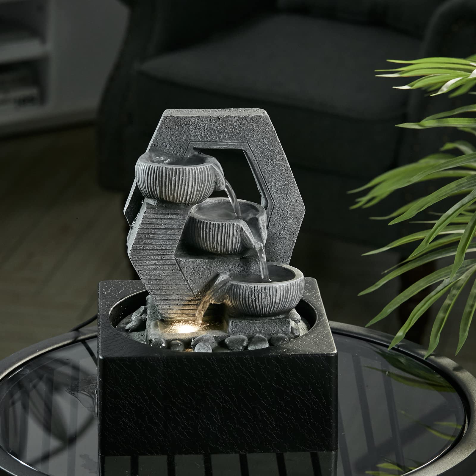 Table Top Water Features The Garden Gates Modern Tabletop Fountains