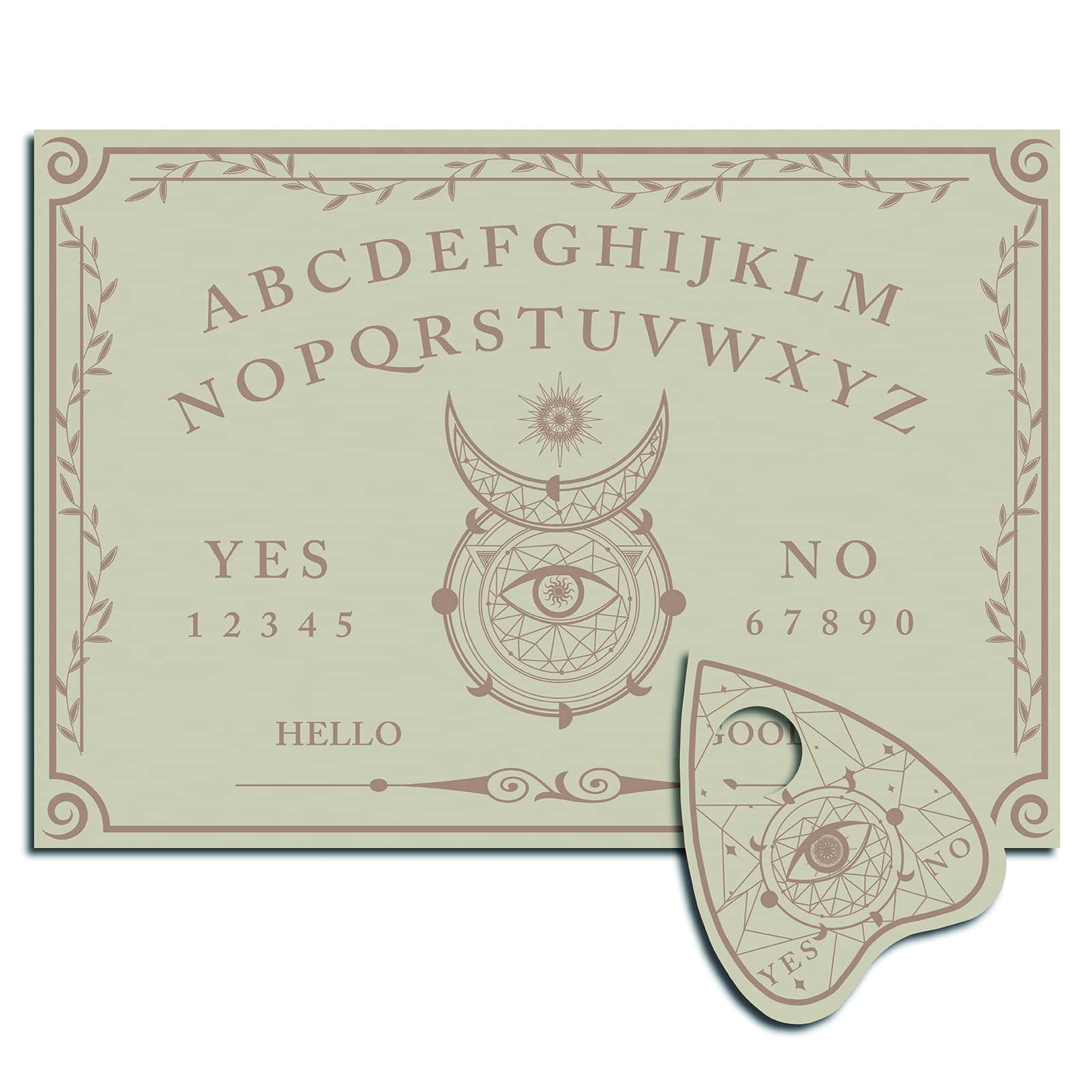 Amazon.com: CREATCABIN Wood Spirit Board Pendulum Board Wooden Talking ...