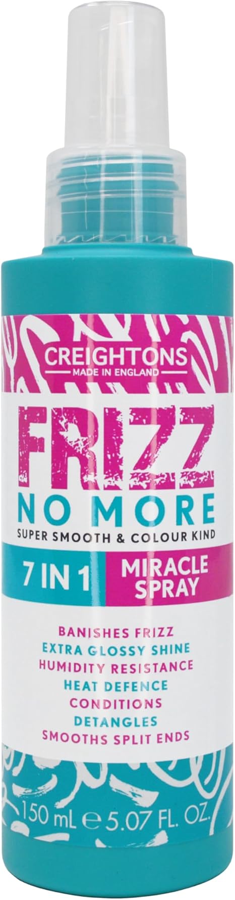 Frizz No More 7 in 1 Miracle Spray | All-in-One Hair Treatment | Frizz ...