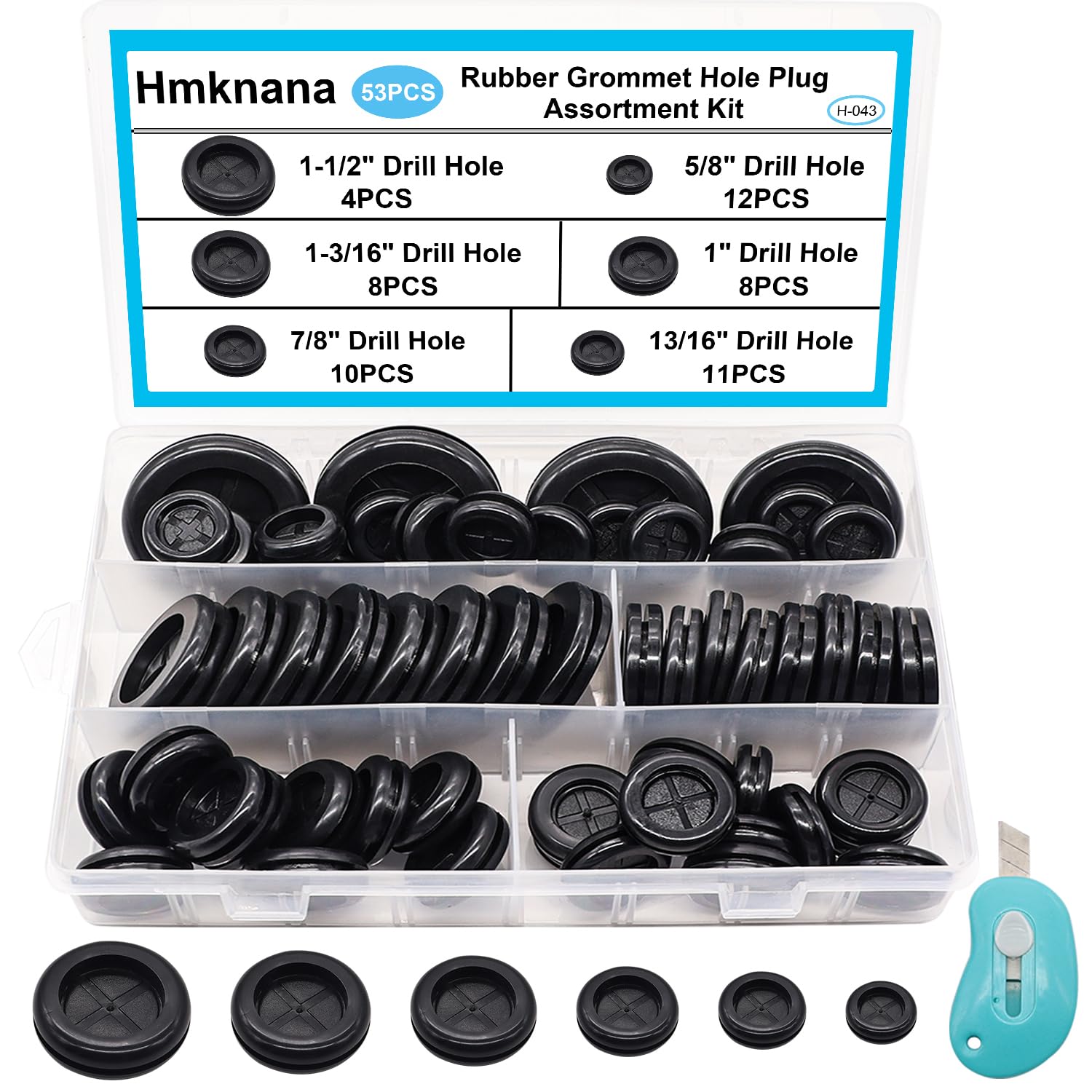 Amazon.com: Hmknana 60PCS Black Carbon Steel Pipe Plug Fitting ...
