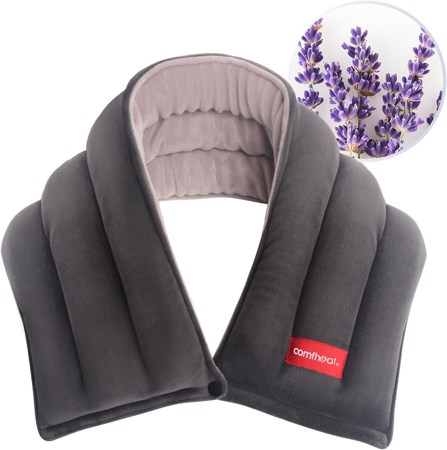 Comfheat Neck Heating Pad Microwavable for Neck Pain Relief, Moist Hot ...