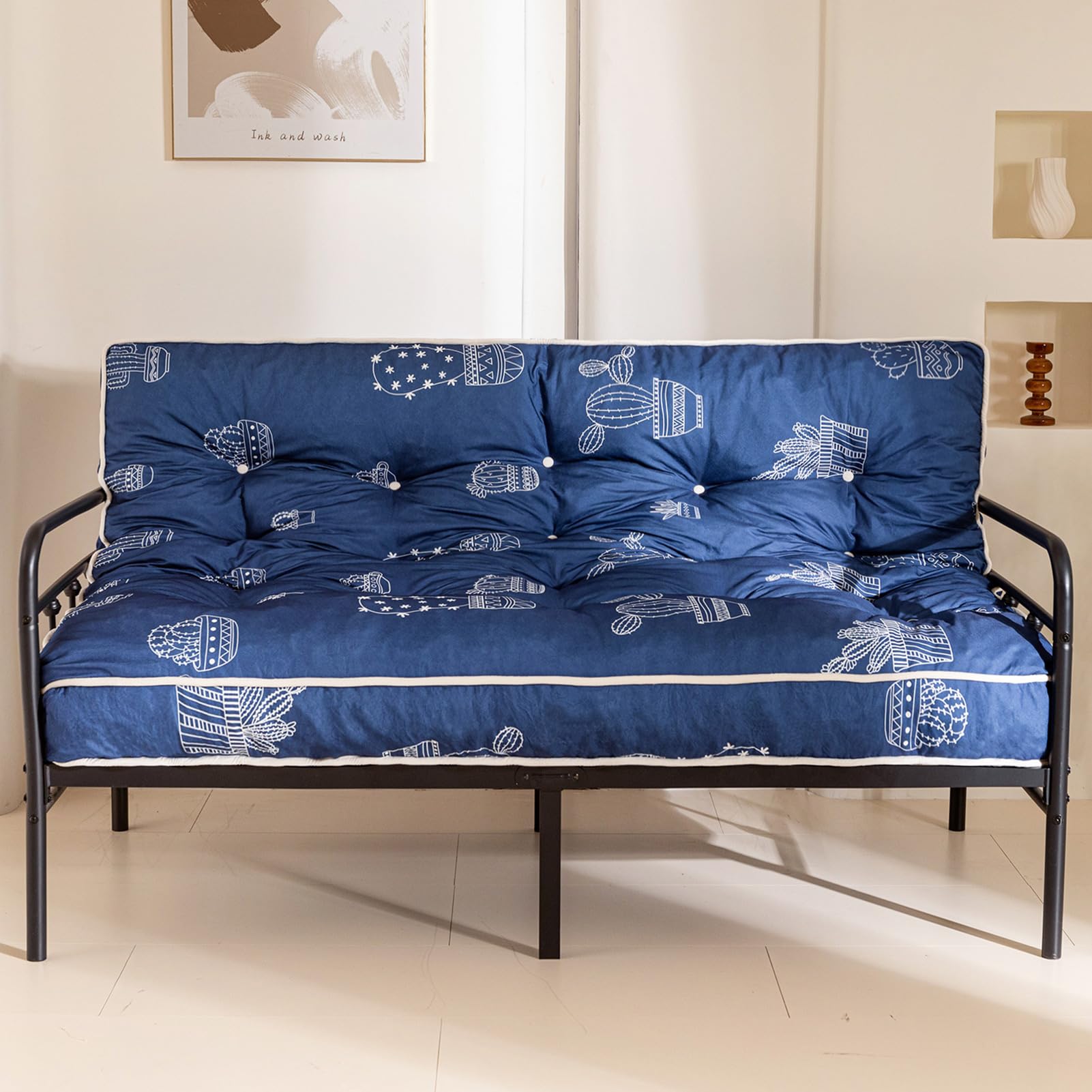 Amazon.com: MAXYOYO 6 Inch Futon Mattress Full Size, Thickened Futons ...