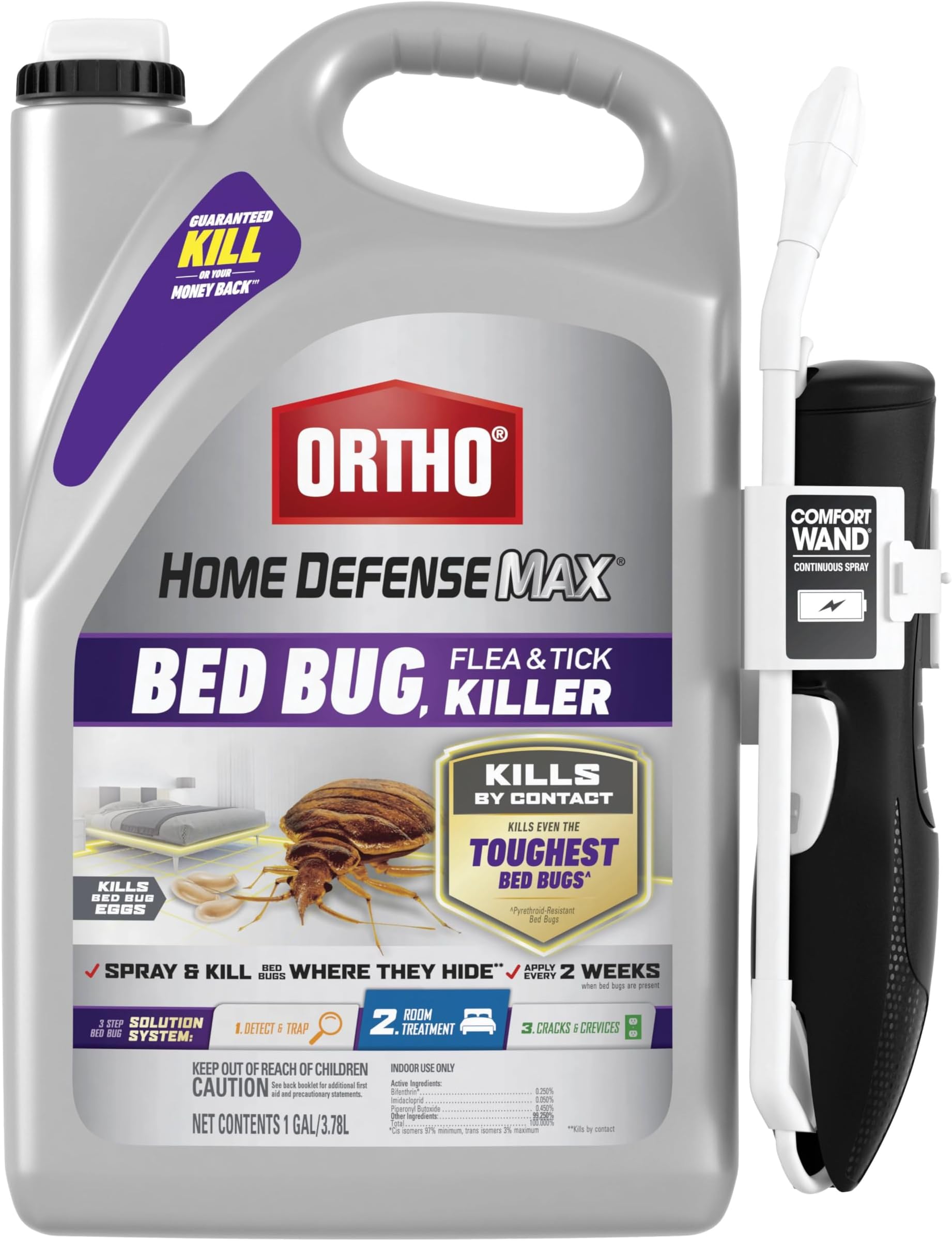 Amazon.com: Bed Bug Spray for Getting Rid of Bed Bugs Permanently. Say ...