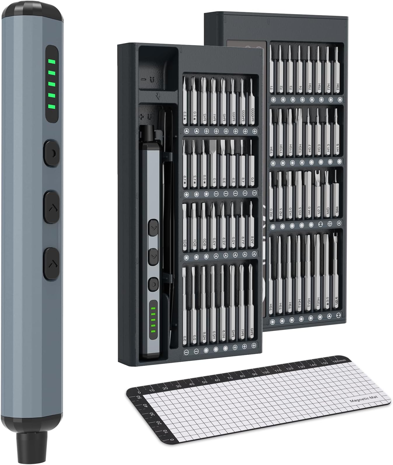 Amazon.com: JFHH Electric Screwdriver Power Screwdriver 68 in 1 Electric Screwdriver Mini ...