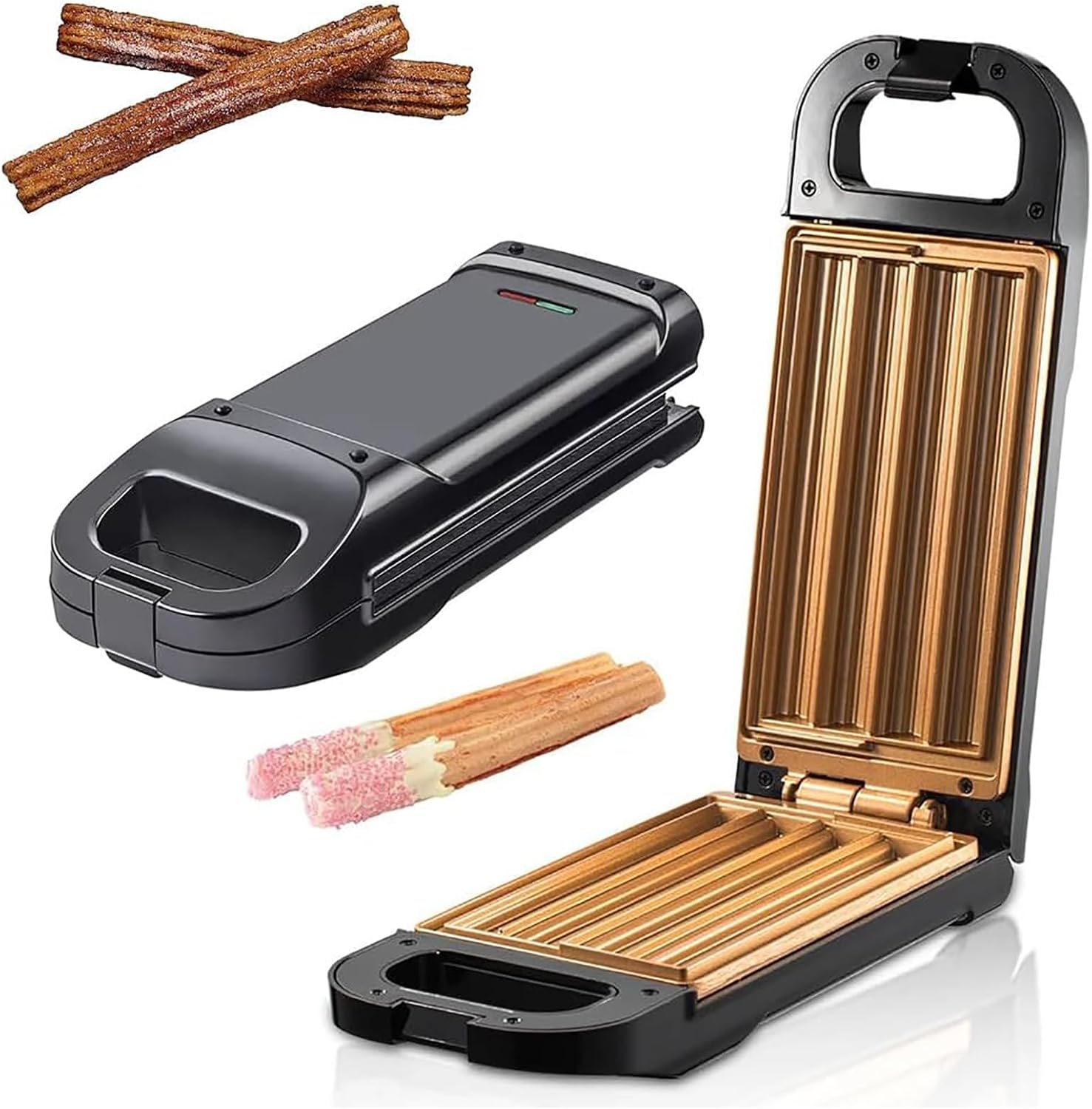 Amazon.com: Electric Churro Maker, Spanish Doughnut Waffle Churros ...