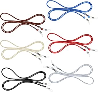 Amazon.com: Sibba Sunglasses Strap Eyeglasses Eyeglass Holder 6 PCS ...