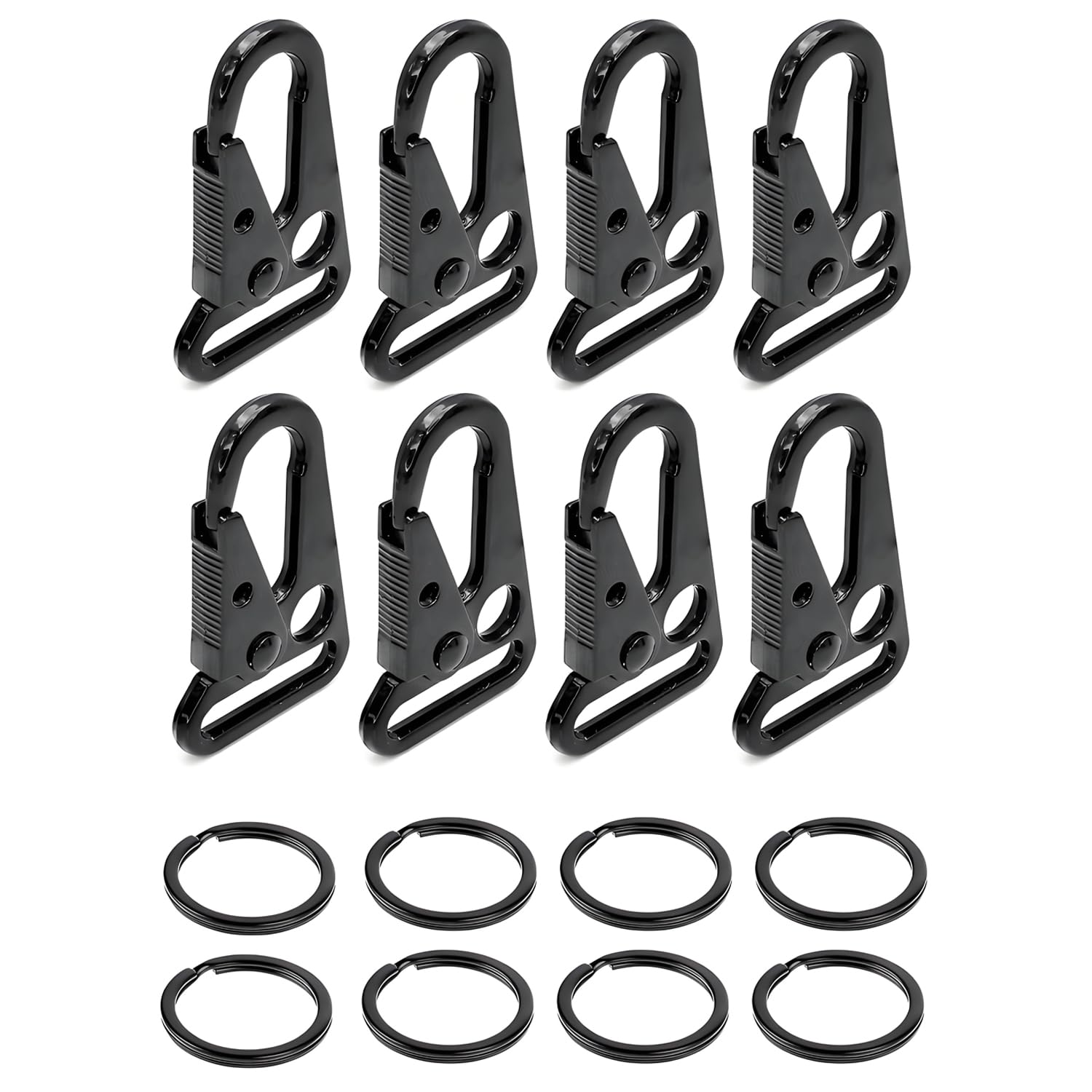 Amazon.com: LUYADIN 8 Sets Metal Tactical Snap Hook Heavy Duty 1 ...