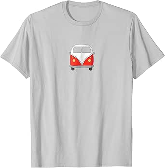 Amazon.com: Cartoon Vdub Bus - Groovy Kind of Tees : Clothing, Shoes ...