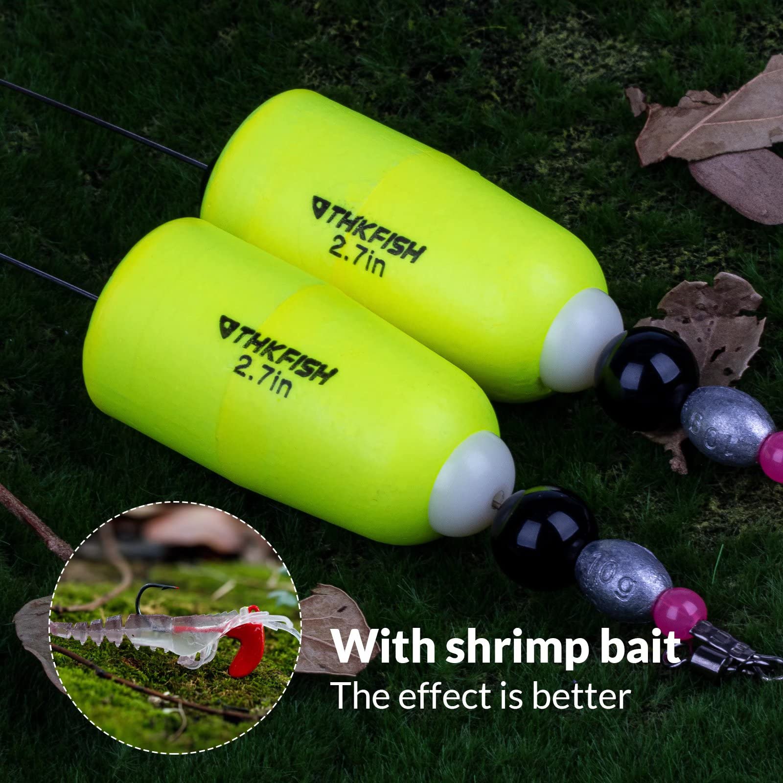 Snapklik.com : Fishing Floats Bobbers Fishing Popping Cork Trout Float ...