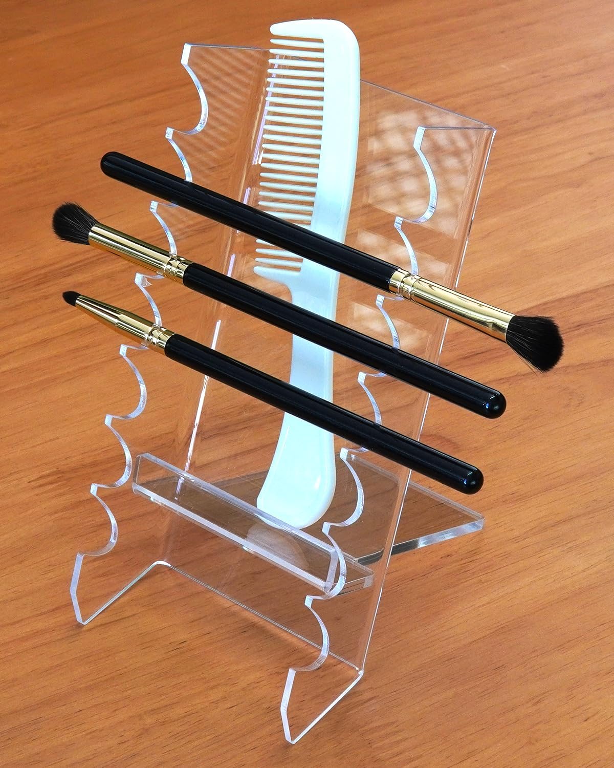 Amazon.com: BlingTrail Acrylic Makeup Brush Holder for Vanity, Unique ...