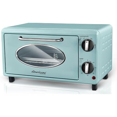 Amazon.com: Galanz GRH1209RDRM151 Large 6-Slice Retro Toaster Oven with ...