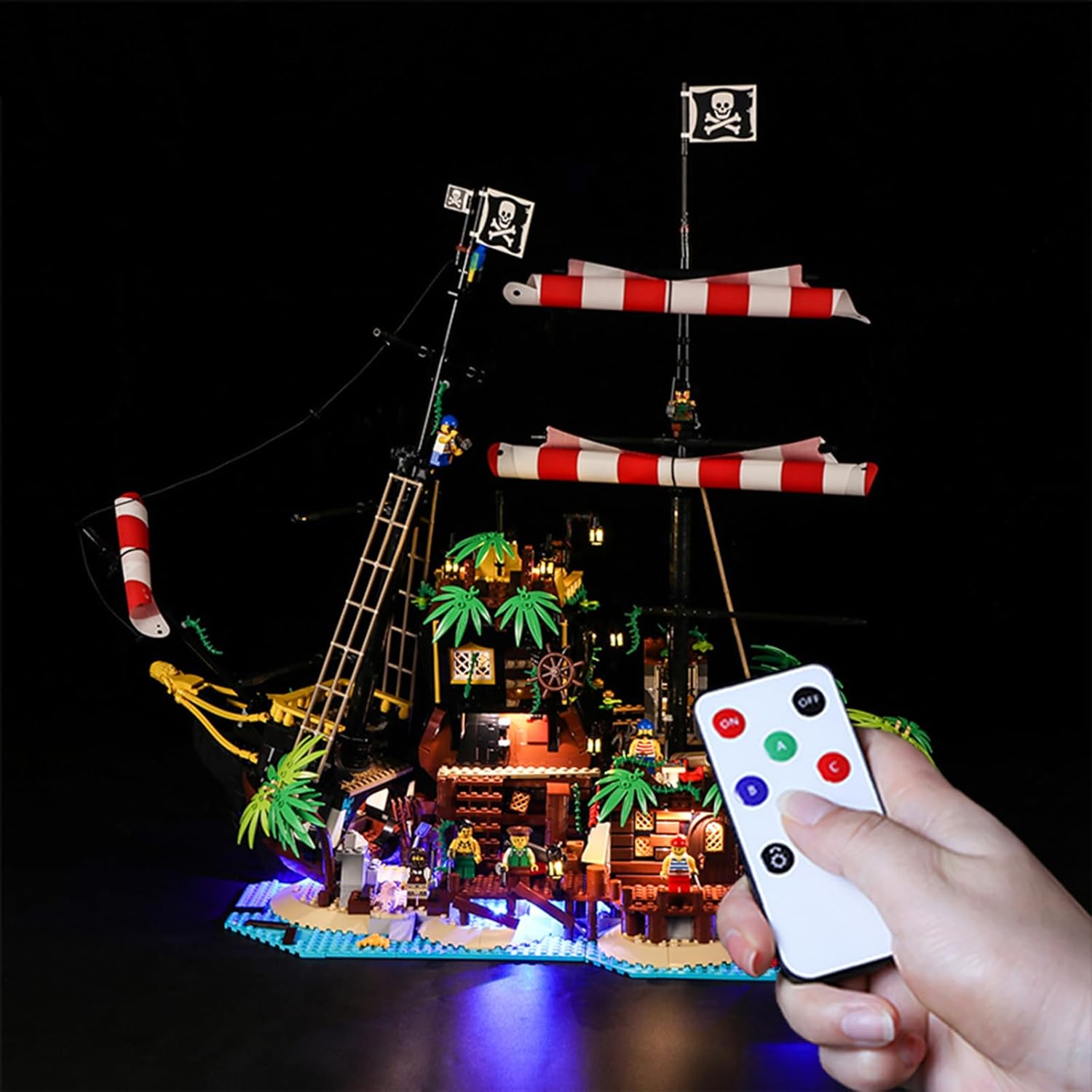 Amazon.com: LABULADUO Lighting Kit for Lego 21322 Barracuda Cove ...