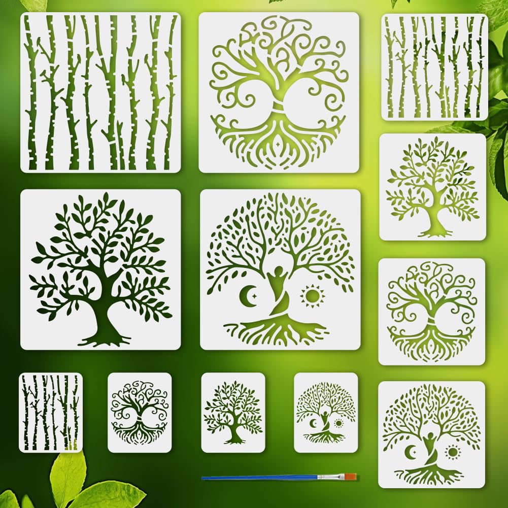 Tree Stencils For Wood
