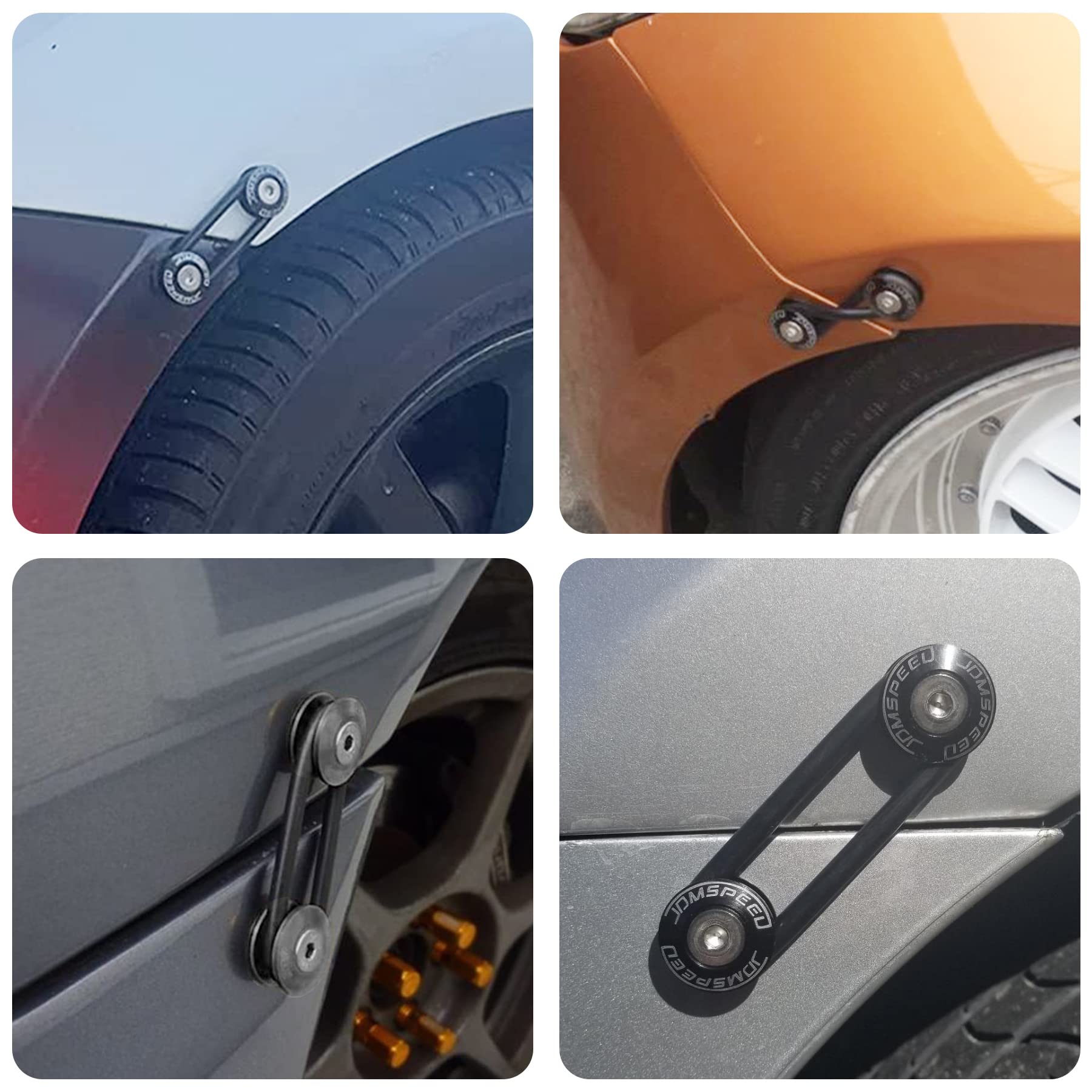 Snapklik.com : Black Universal CNC Billet Bumper Trunk Quick Release ...