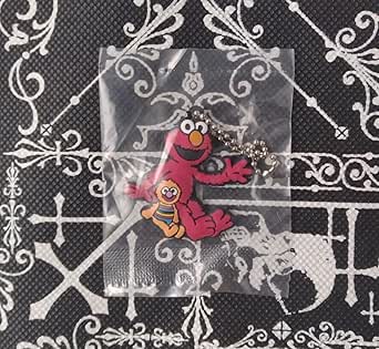 Amazon.co.jp: SESAME STREET Plump Rubber Key Chain Elmo Sesame Street ...