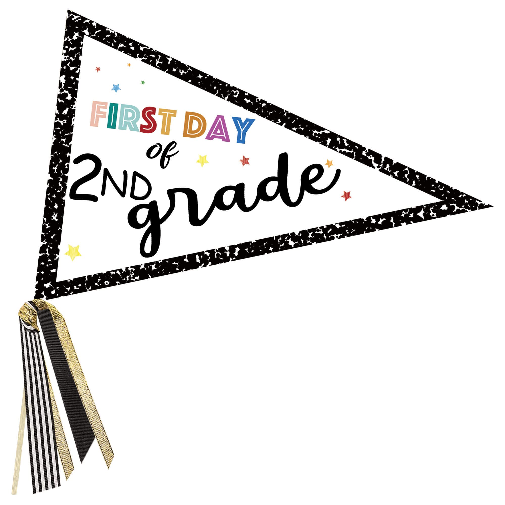 Snapklik.com : First Day Of School Sign, Back To School Pennant, First ...