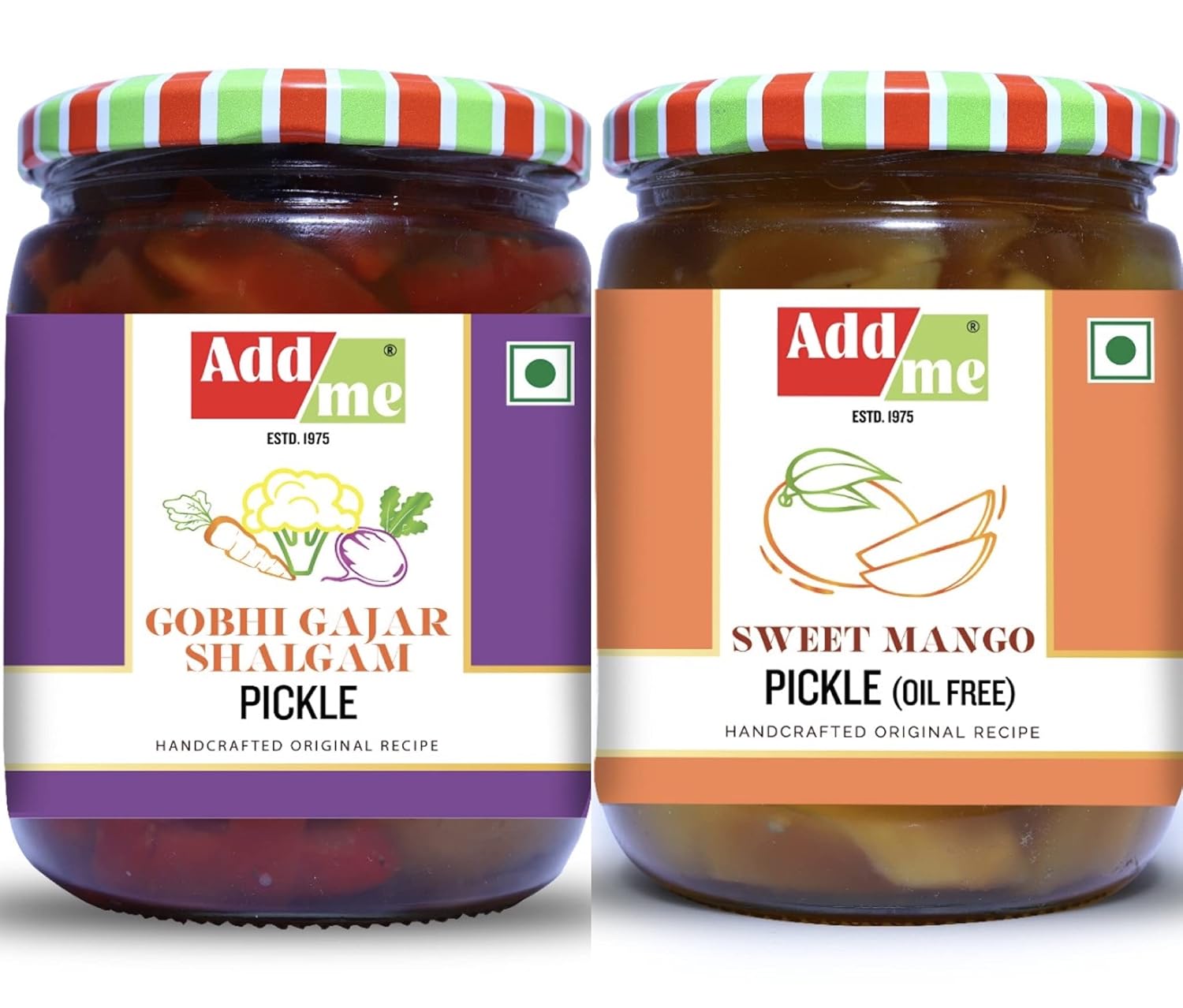 Addme Sweet Pickle Combo Offer, Sweet Mango and Gobhi Mixed Pickle with ...