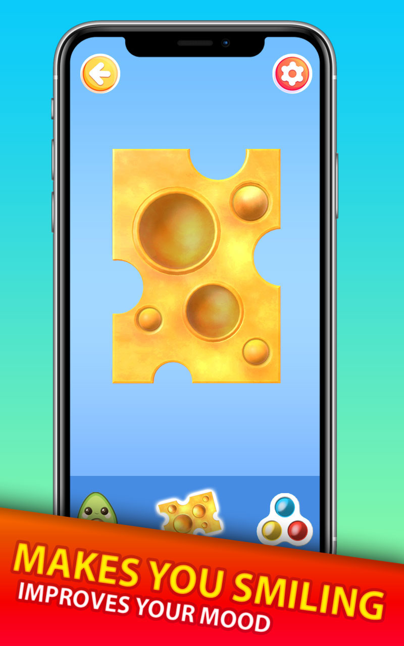 Bubble Pop It Fidget Toys Push 3D - Fidget Pop it Master Antistress ...