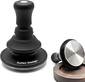 Amazon.com: Coffee Tamper 54mm, Magnetic, Spring-loaded, 15lb ...
