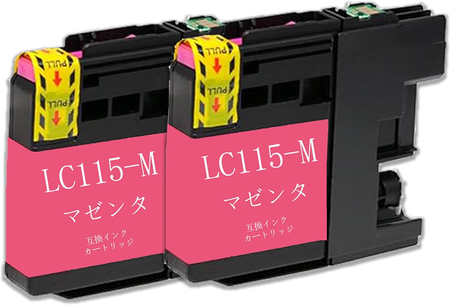 Amazon.co.jp: 【埼玉WH】LC119-115 互換インクカートリッジ 1色セット LC115-Mx2 計2本 インク残量表示機能付 ICチップ付け 大容量 : パソコン・周辺機器